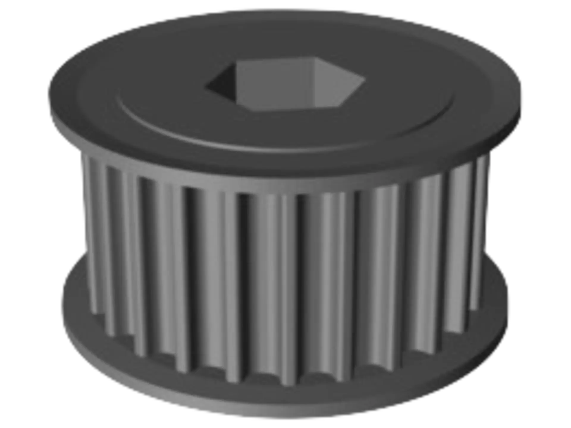 Deflection/Guide Pulley, v-ribbed belt