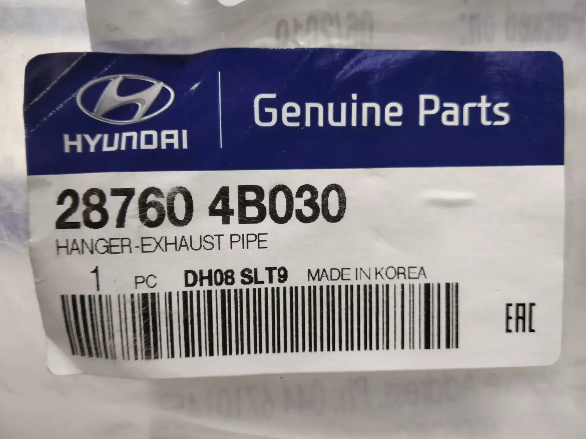Hyundai OEM 10-15 Tucson 2.4l-l4 Exhaust-front Pipe Hanger 287604B030 ...